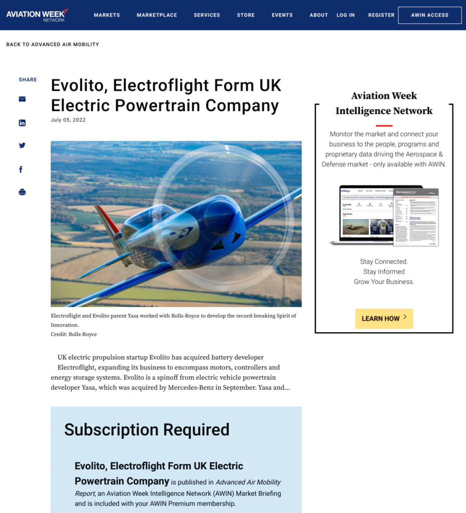 Evolito Ltd In The News