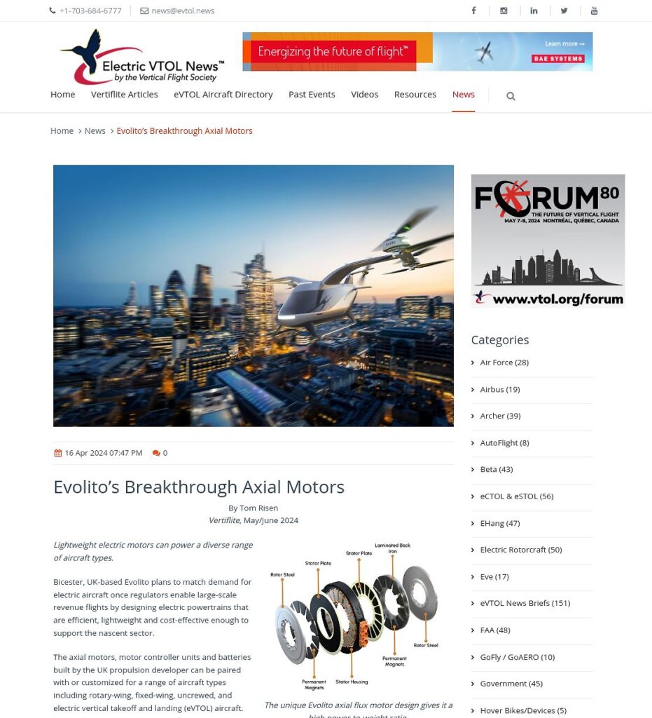 Evolito Ltd In The News